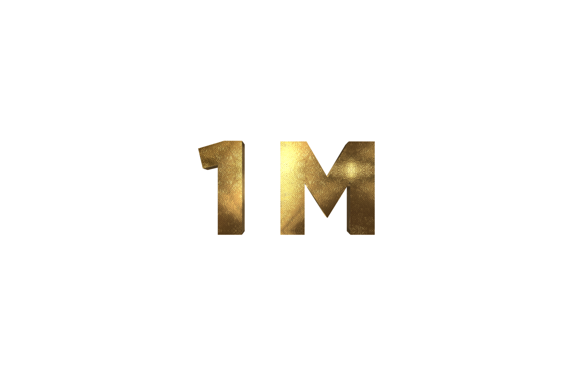 1 million subscribers celebration greeting Number with gold design ... 1 million subscribers celebration greeting Number with gold design ...