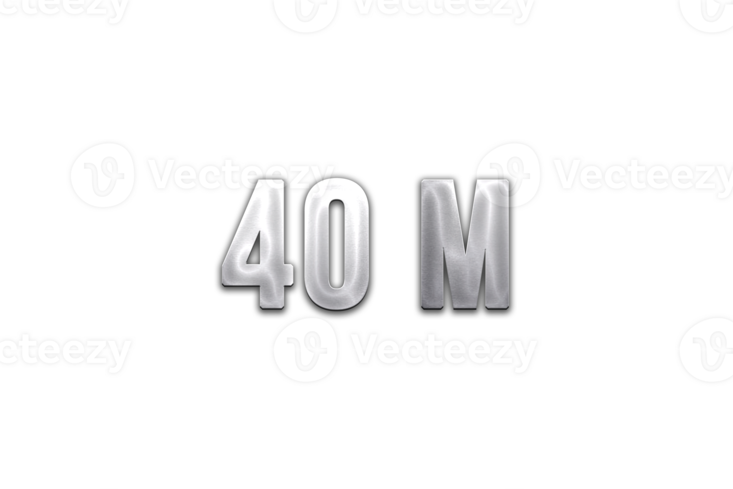 40 Million Subscribers Celebration Greeting Number With Steel Design 40-million-subscribers-celebration-greeting-number-with-steel-design