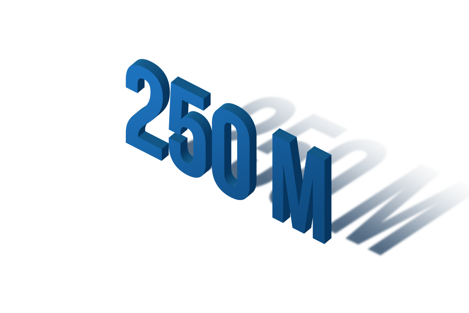 250-million-subscribers-celebration-greeting-number-with-isomatric