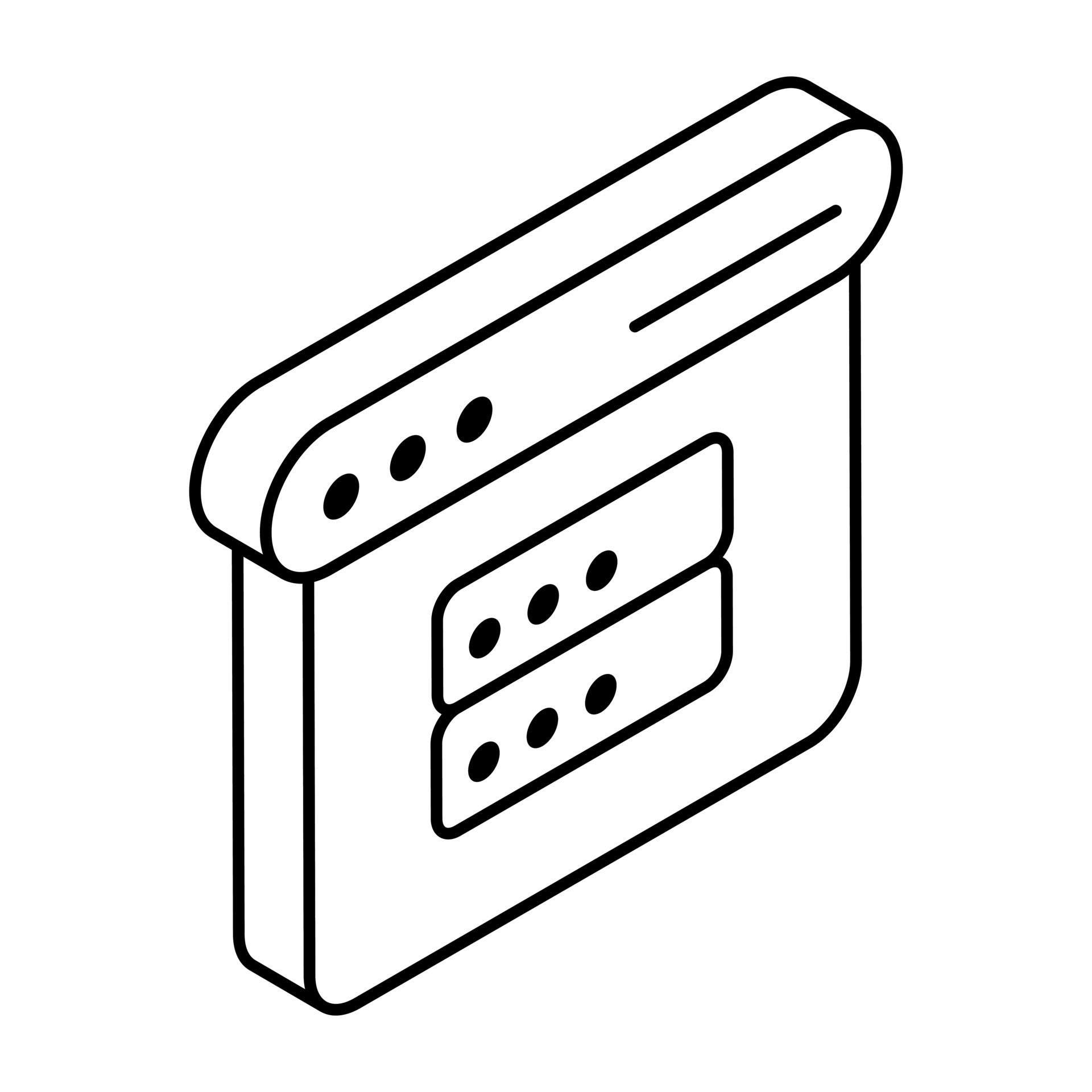 An icon design of web server 23505890 Vector Art at Vecteezy