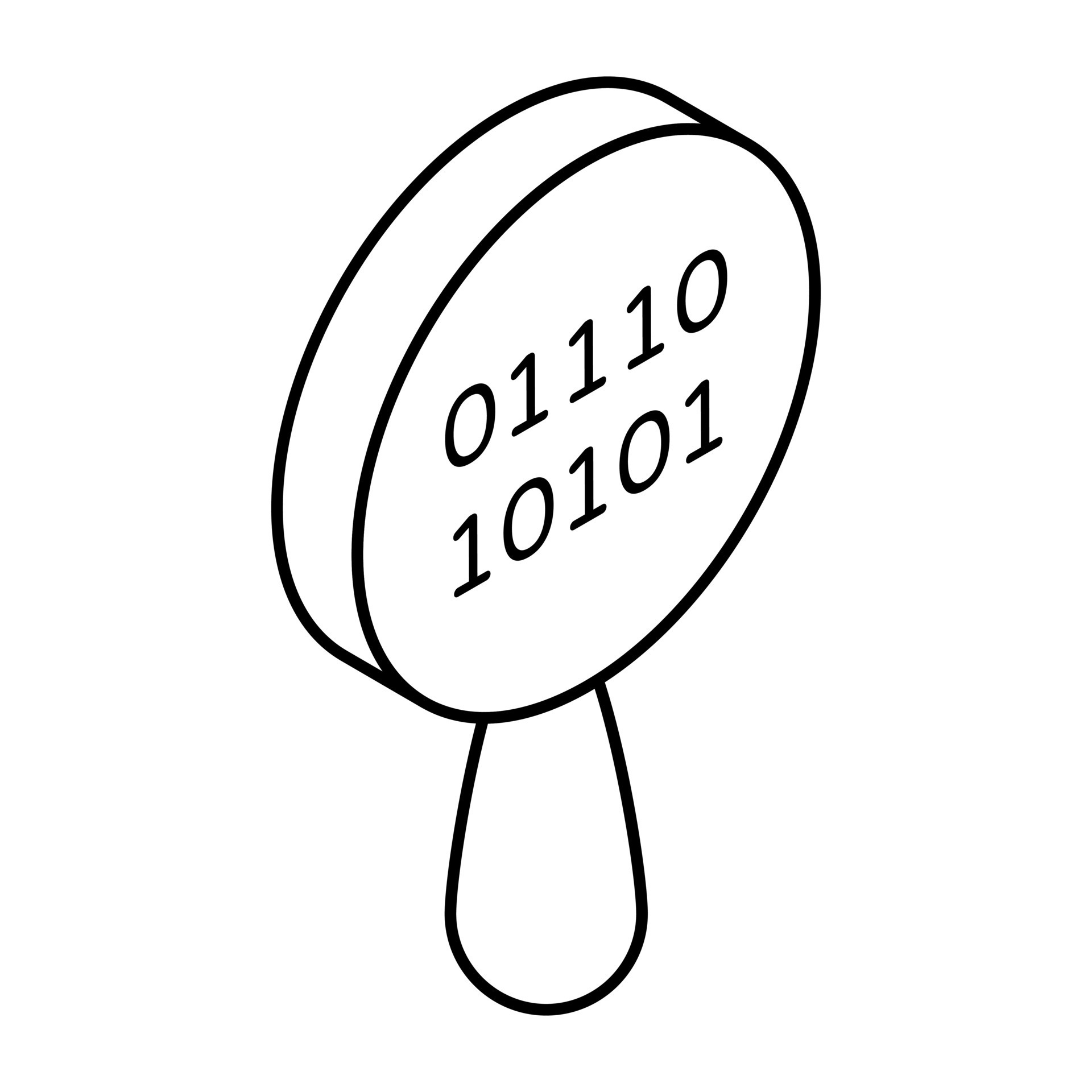 Trendy Vector Design Of Search Binary Data 23506380 Vector Art At Vecteezy