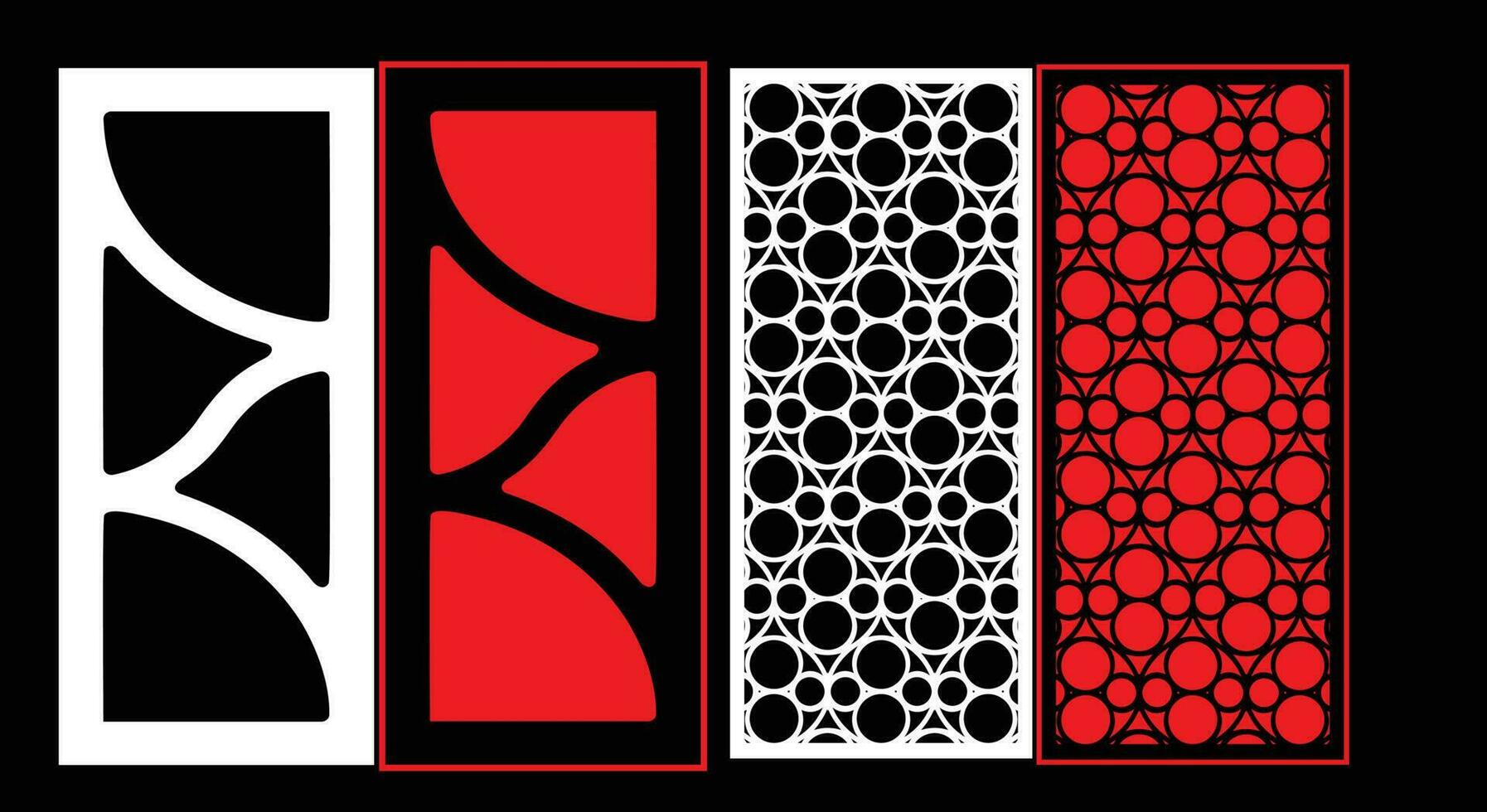 Decorative Wall Panels Set Jali Design Cnc Pattern Laser Cutting Pattern Router Cnccutting