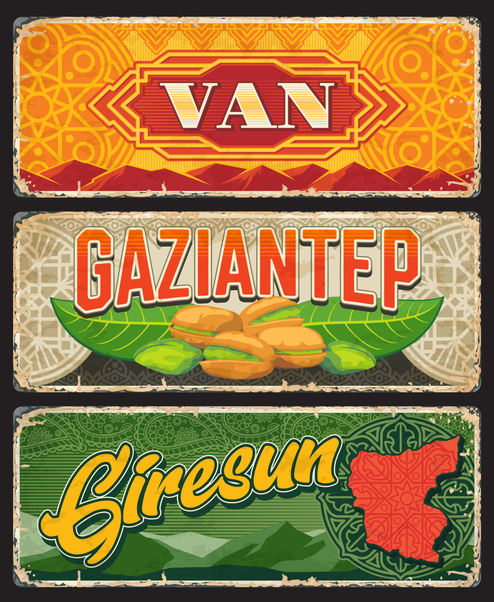 Van, Gaziantep and Giresun Il, Turkey provinces 23511761 Vector Art at ... Van, Gaziantep and Giresun Il, Turkey provinces 23511761 Vector Art at ...