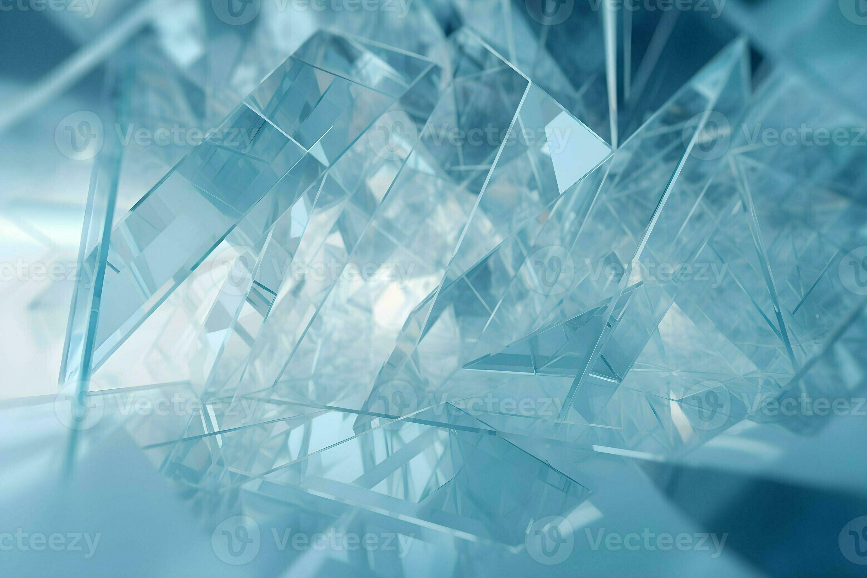 3D Render of blue Abstract Ethereal Glass Shards Background 23514054 Stock Photo at Vecteezy