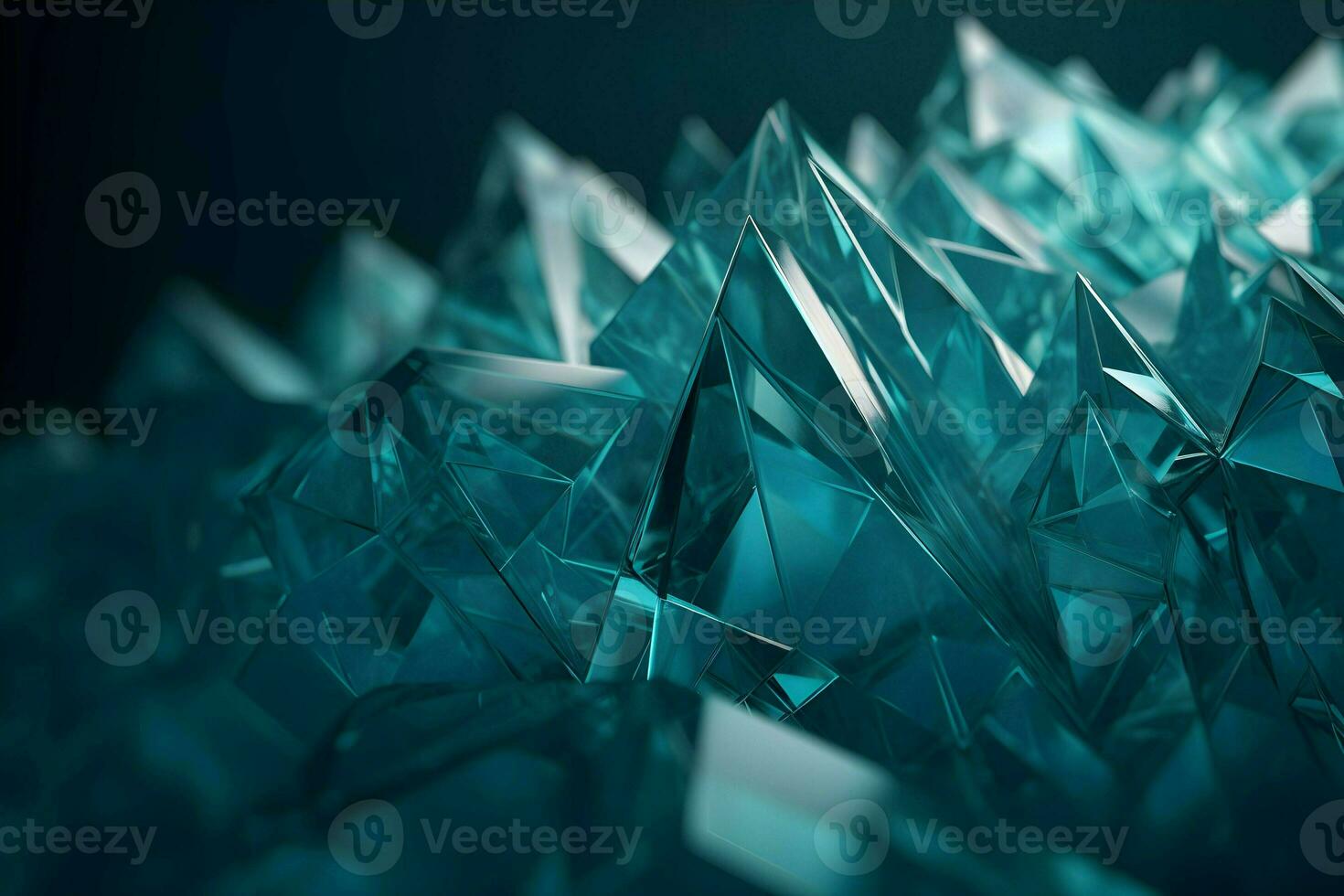3D Render of teal Abstract Ethereal Glass Shards Background 23514063 Stock Photo at Vecteezy