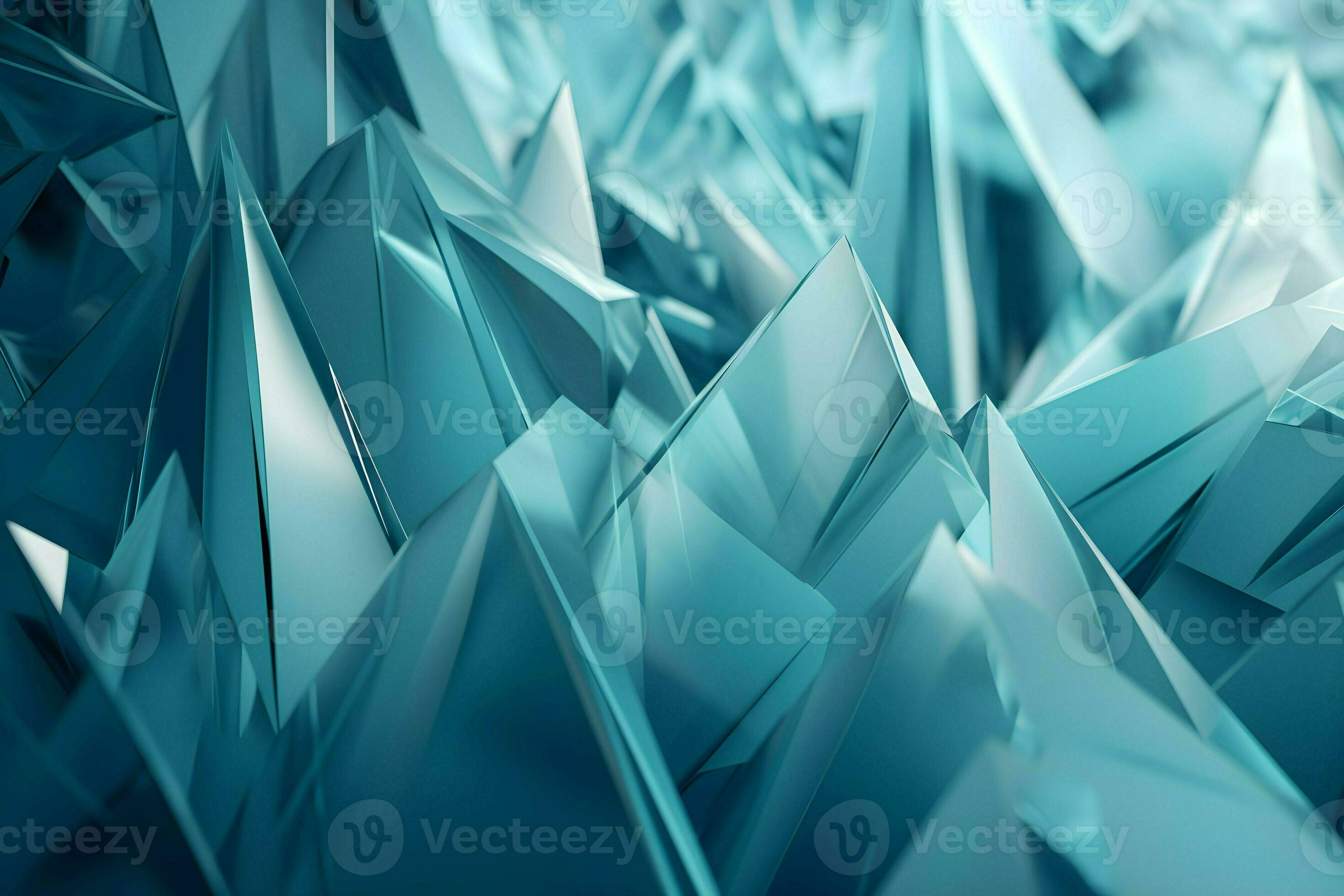 3D Render of teal Abstract Ethereal Glass Shards Background 23514066 Stock Photo at Vecteezy