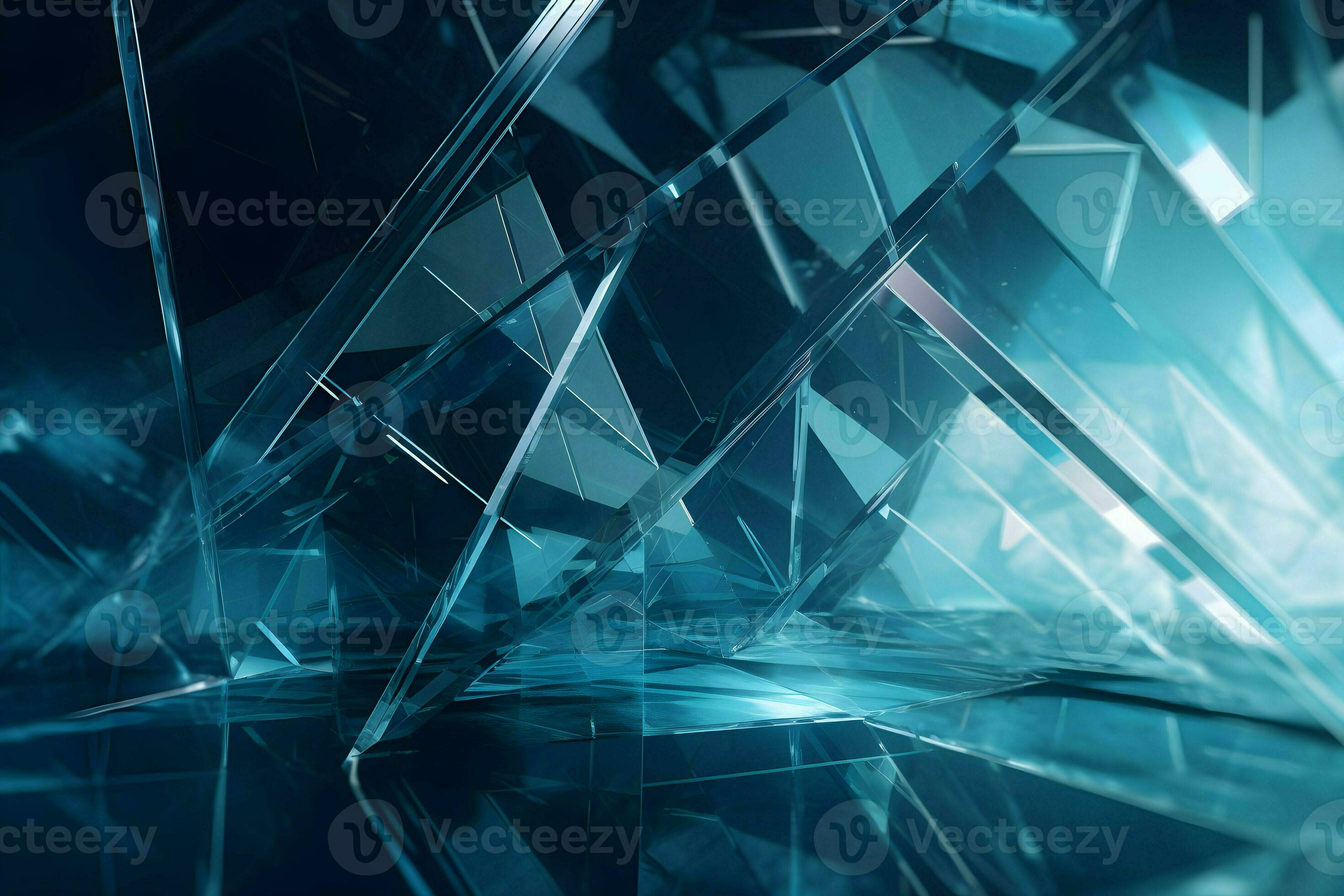 3D Render of blue Abstract Ethereal Glass Shards Background 23514080 Stock Photo at Vecteezy
