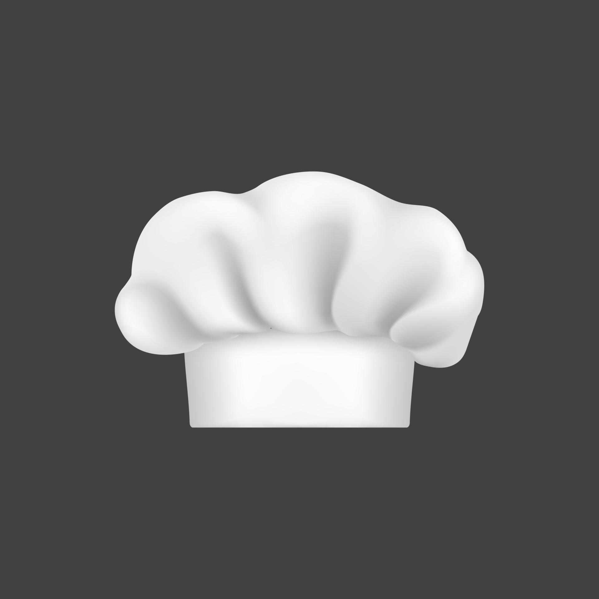 Realistic chef hat or cook cap and baker toque, 3D 23518467 Vector Art ...