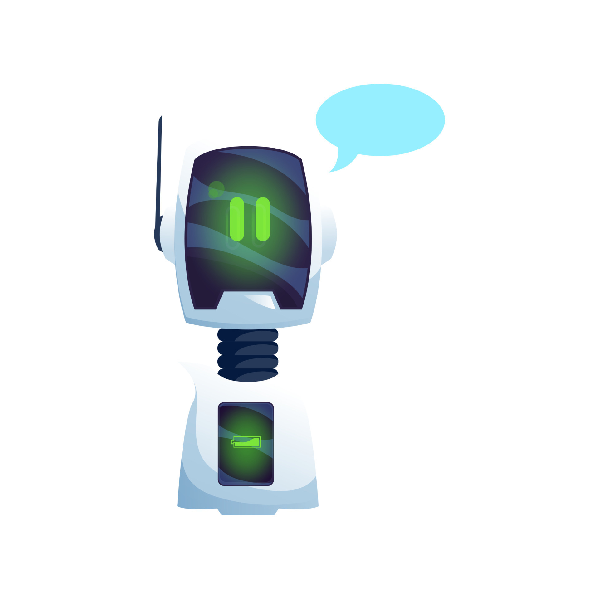 Chatbot Virtual Ai Service Support Robot Chat Bot 23518573 Vector Art