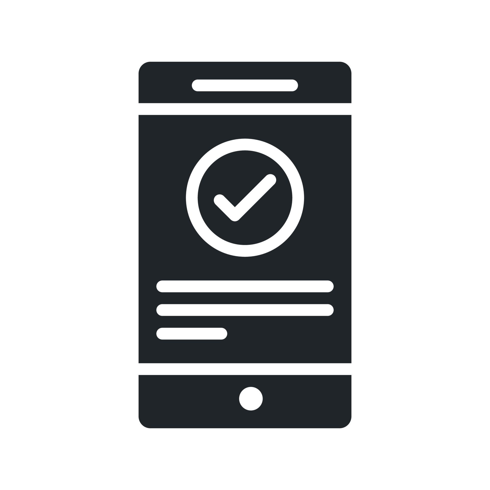 Checklist App Vector Solid Icon Eps 10 File 23519552 Vector Art At Vecteezy