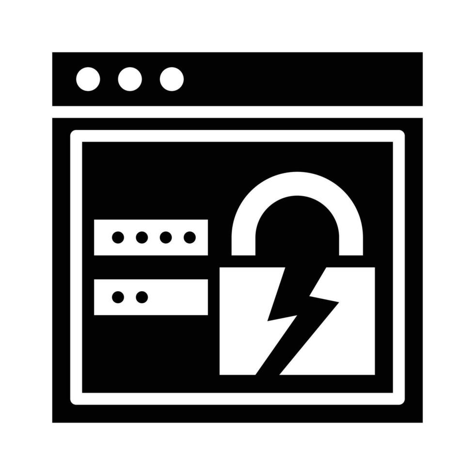 Password Cracking Vector Solid Icon Eps 10 File 23519590 Vector Art At Vecteezy