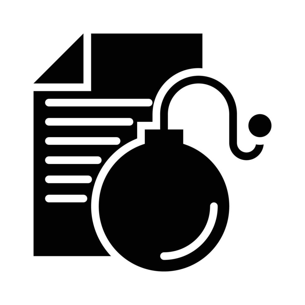 Logic Bomb Vector Solid icon. EPS 10 File 23520256 Vector Art at Vecteezy