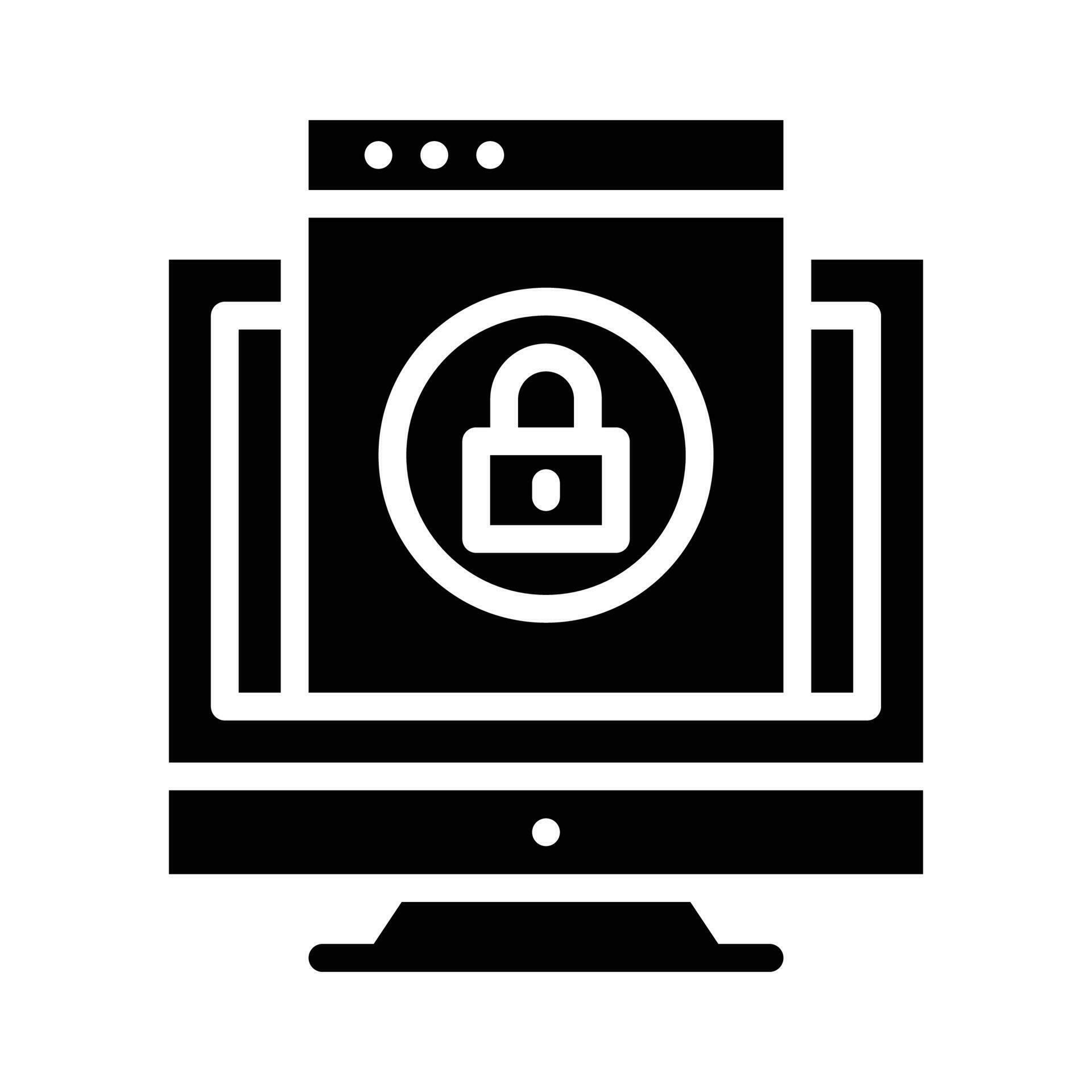 File Encryption Vector Solid icon. EPS 10 File 23520392 Vector Art at ...