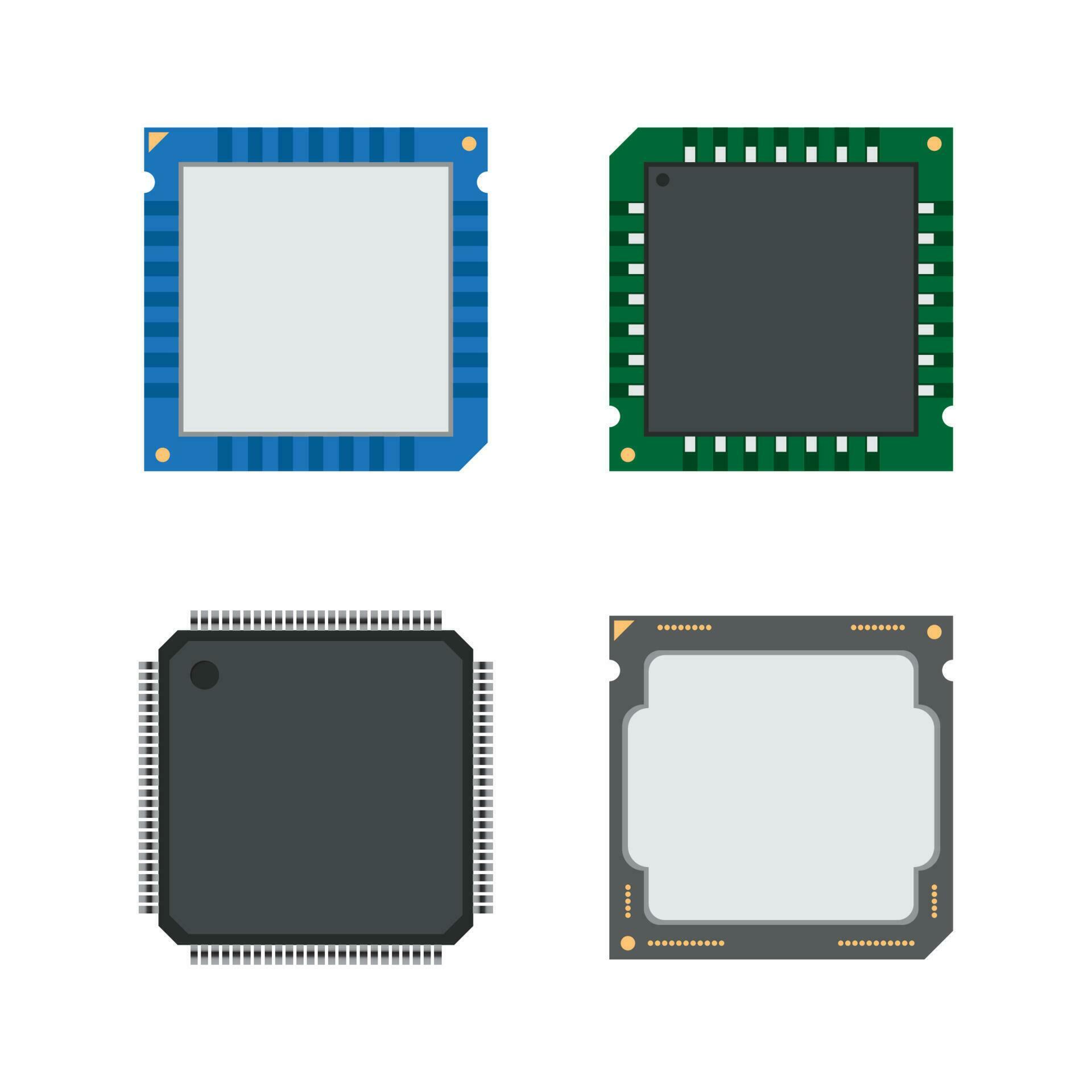 CPU for Computer processor, vector illustration 23522869 Vector Art at Vecteezy
