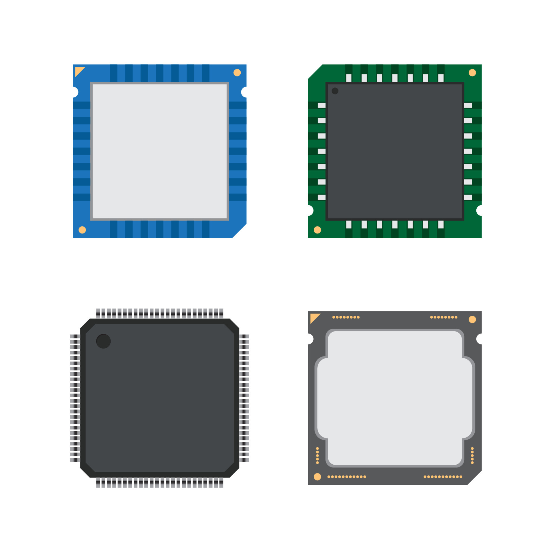 Cpu For Computer Processor Vector Illustration 23522869 Vector Art At