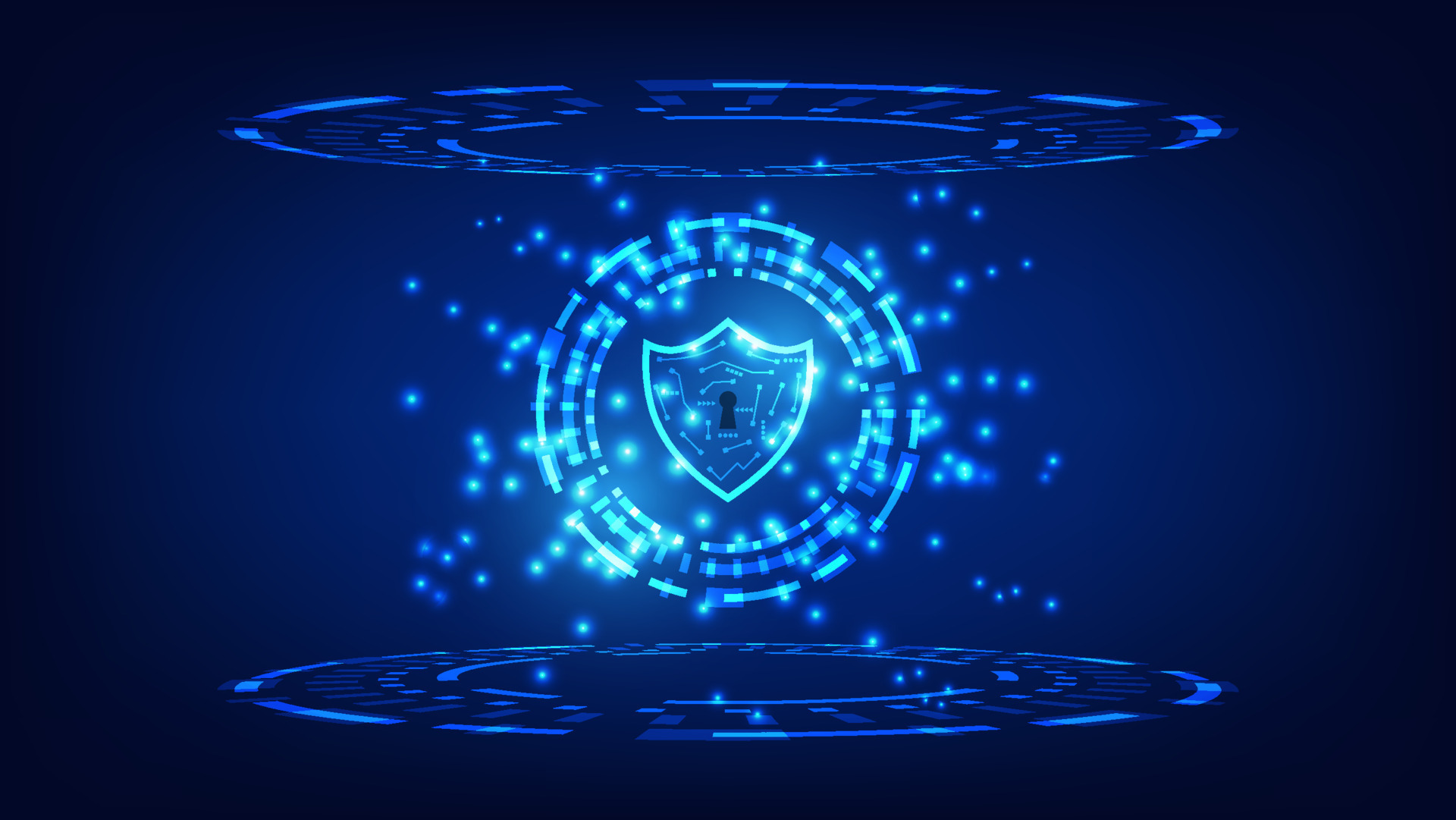 digital shield with virtual screen on dark background cyber security ... digital shield with virtual screen on dark background cyber security ...