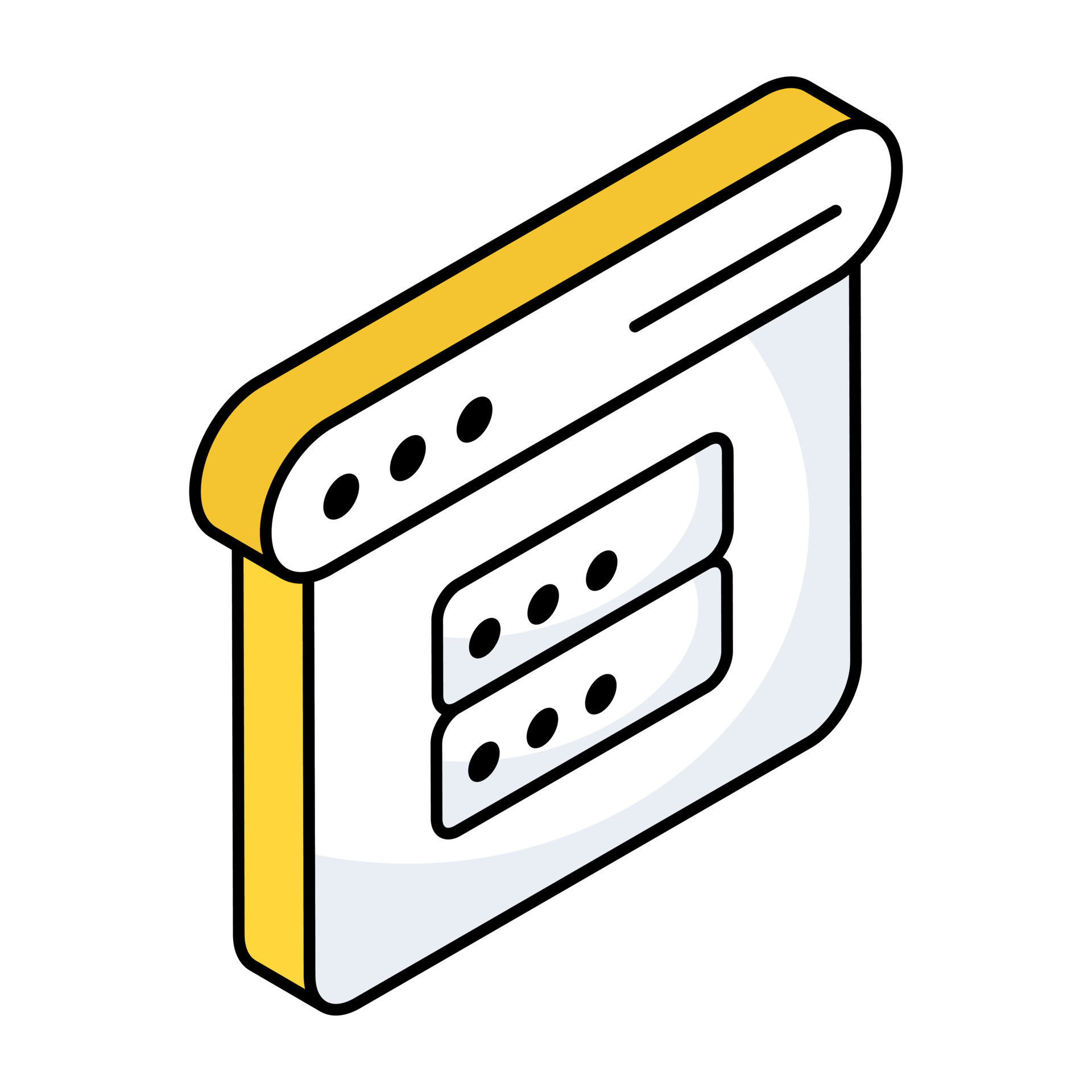 An icon design of web server 23524575 Vector Art at Vecteezy