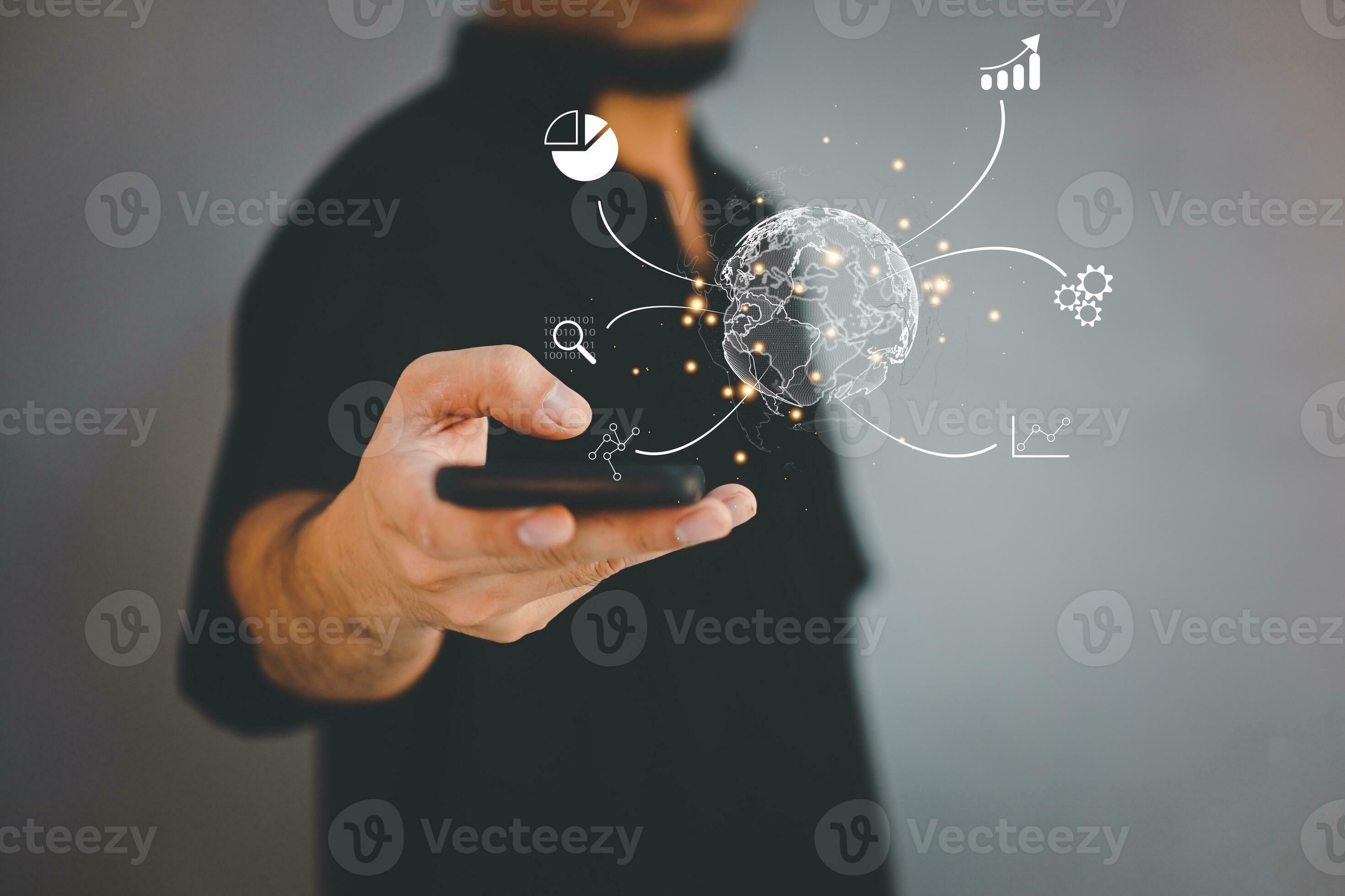 Big Data And Analytics Visualization Technology With Scientist