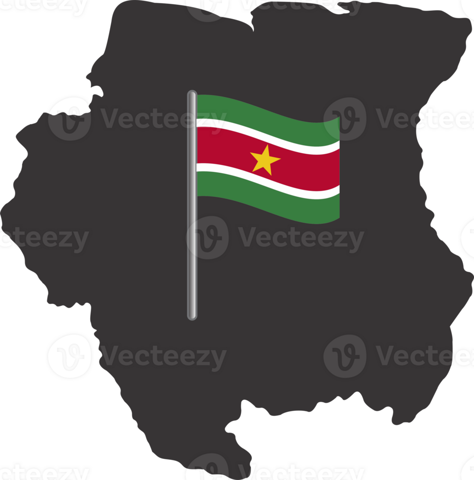Suriname flag pin map location 23529916 PNG Suriname flag pin map location 23529916 PNG