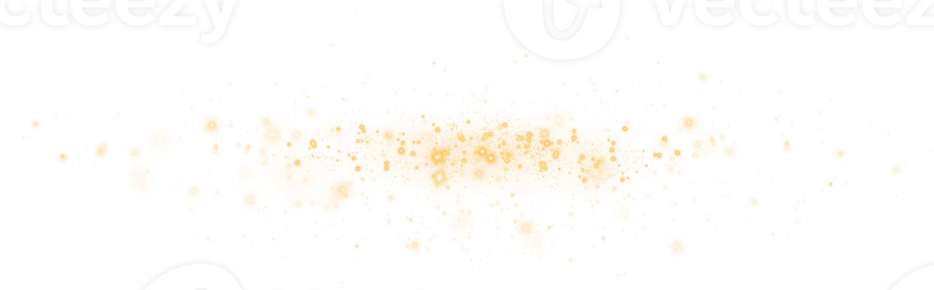 Abstract golden glitter wave illustration. Golden star dust sparkle particles isolated on ...