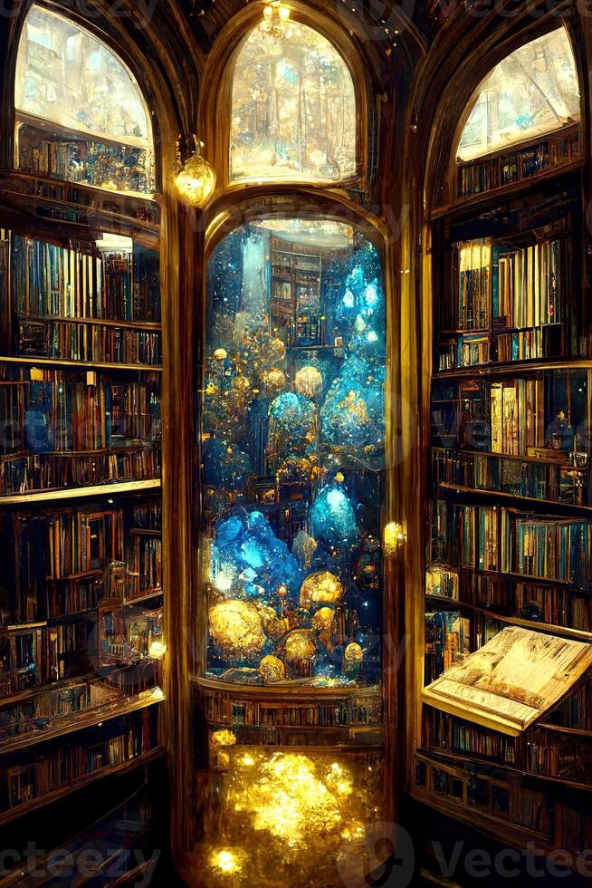 Magical Library Stock Photos, Images and Backgrounds for Free Download