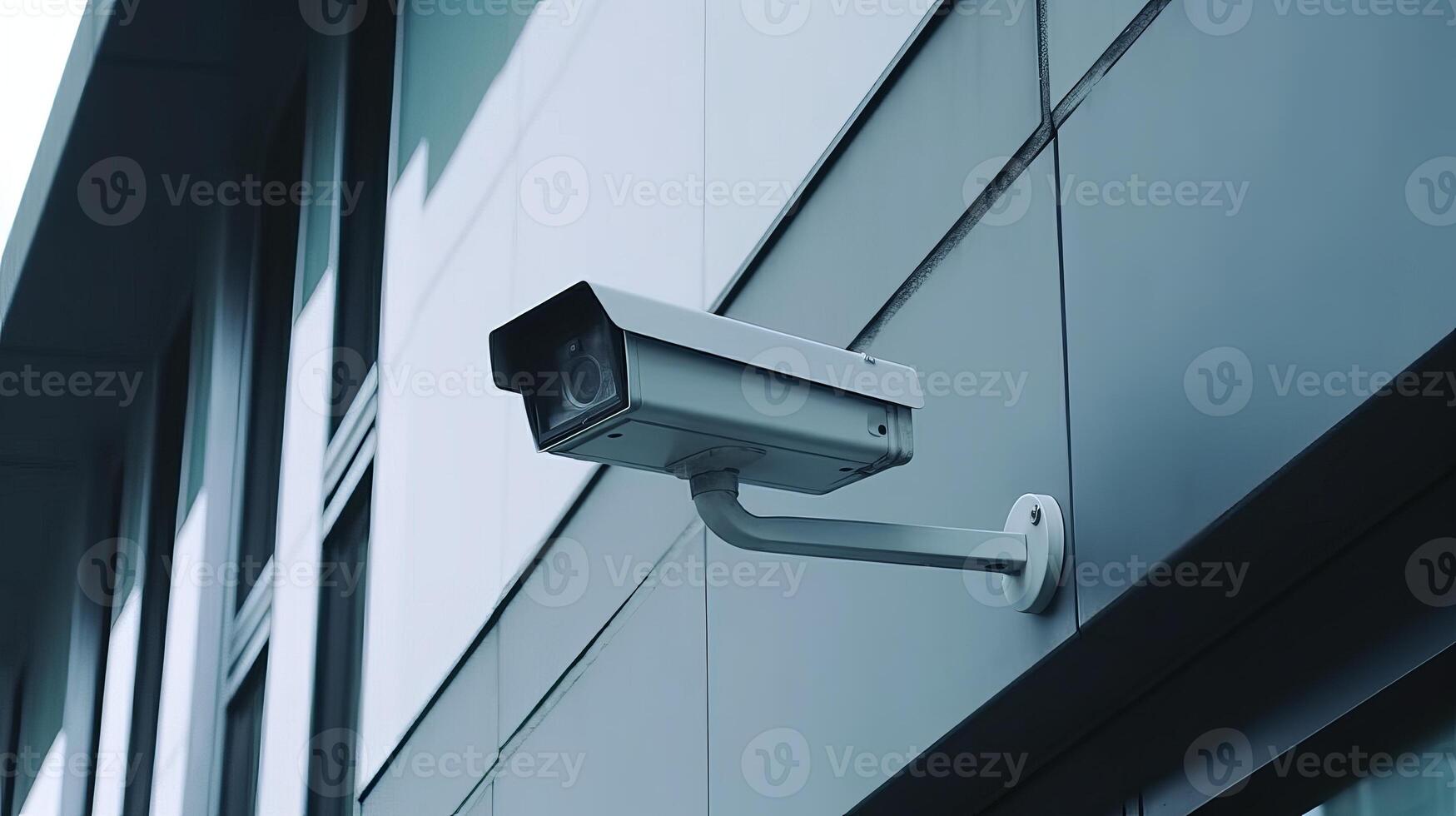 Security camera on advanced building. Able understanding cameras. Creative resource, 23537924 ...