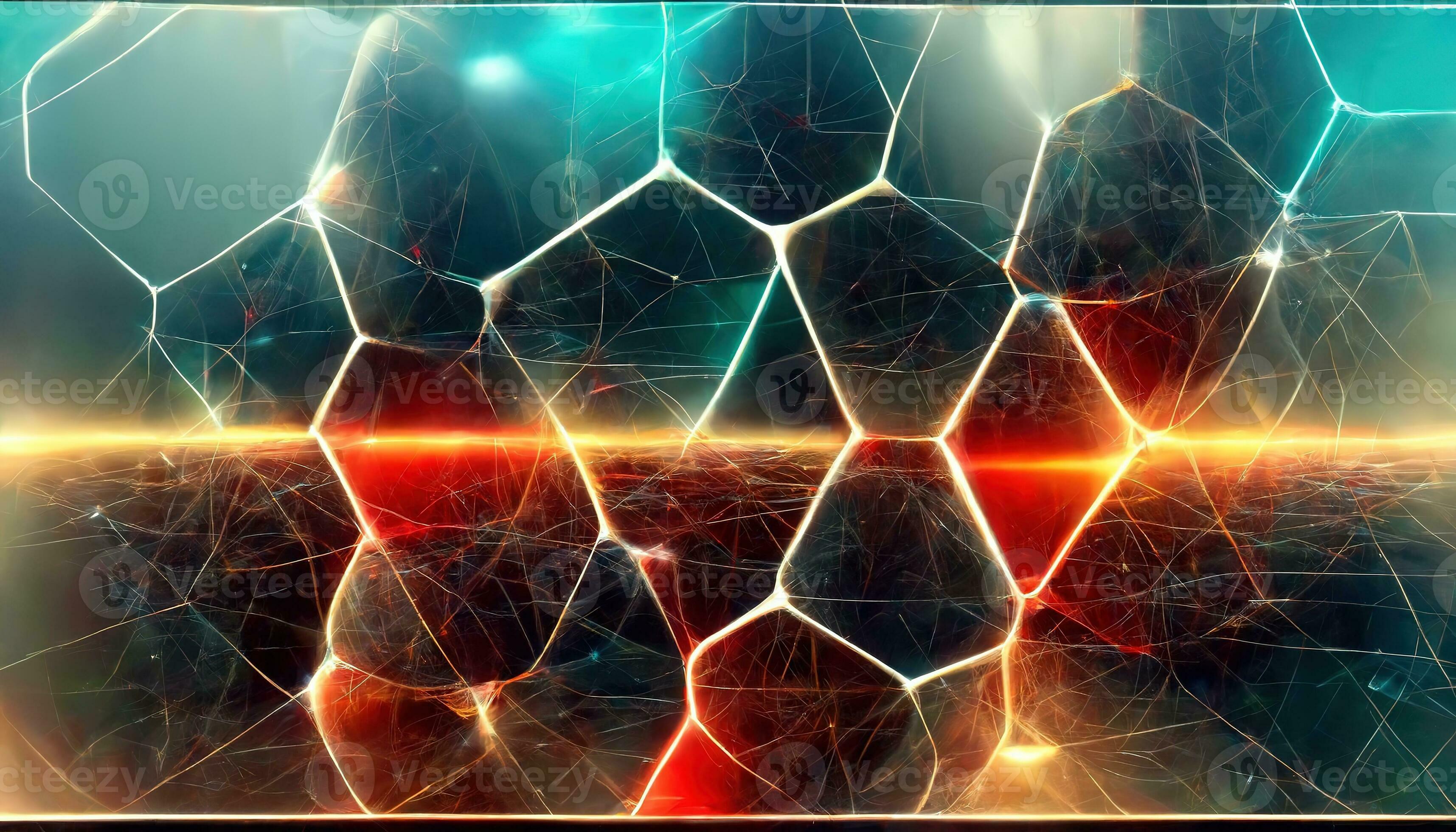 3d Abstract Tech Background Floating Numbers Hud Background Matrix Particles Grid Virtual