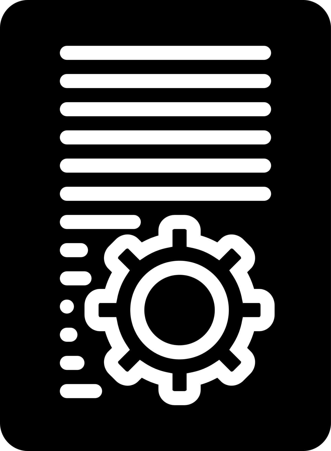 solid icon for document 23544425 Vector Art at Vecteezy