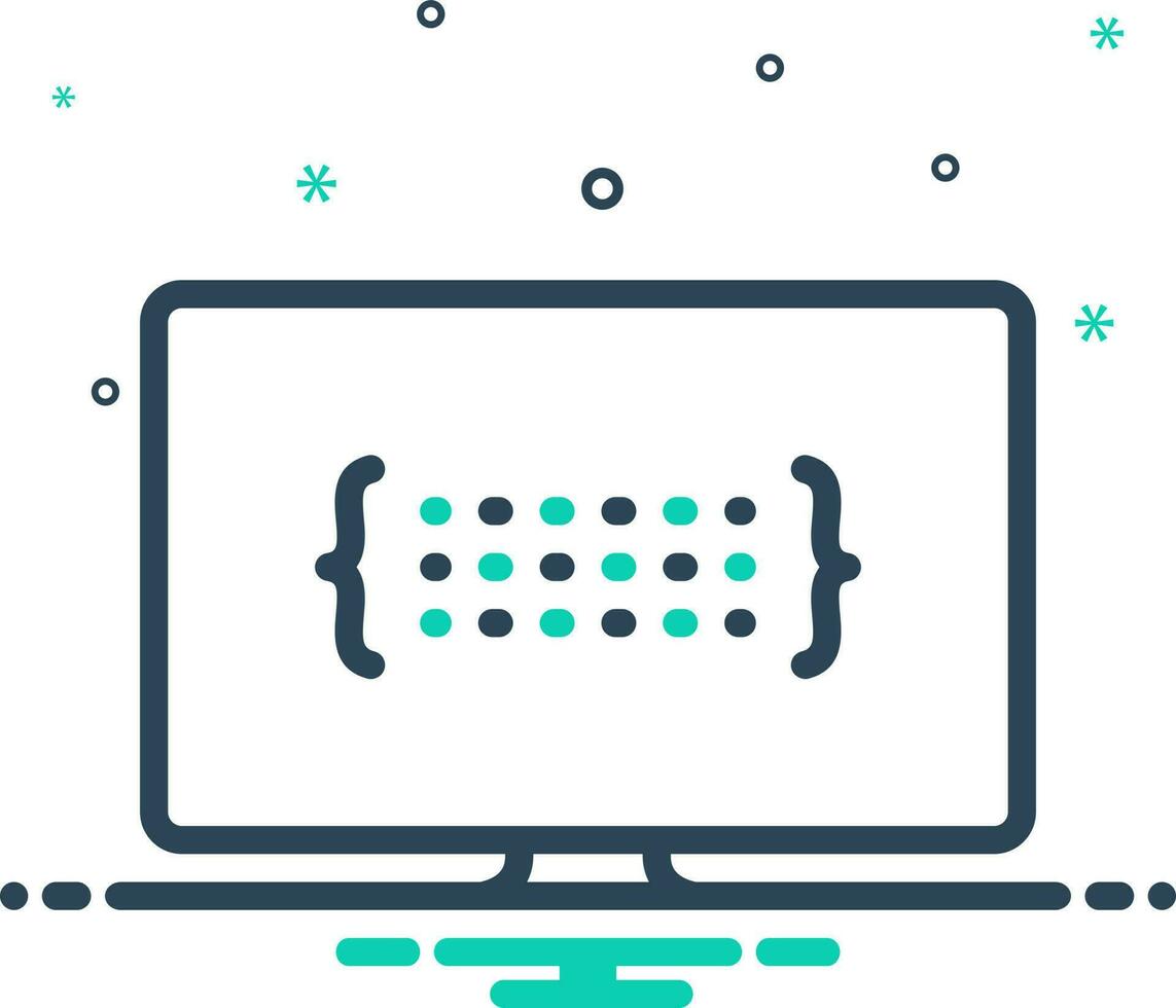 mix icon for coding 23544697 Vector Art at Vecteezy