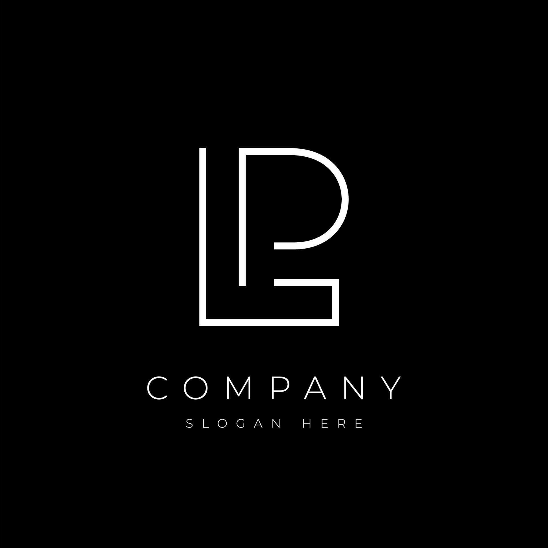Logo Lp Premium Minimalist Alphabet Letters Initials Monogram Logo Lp Lp Initial Lp Letter