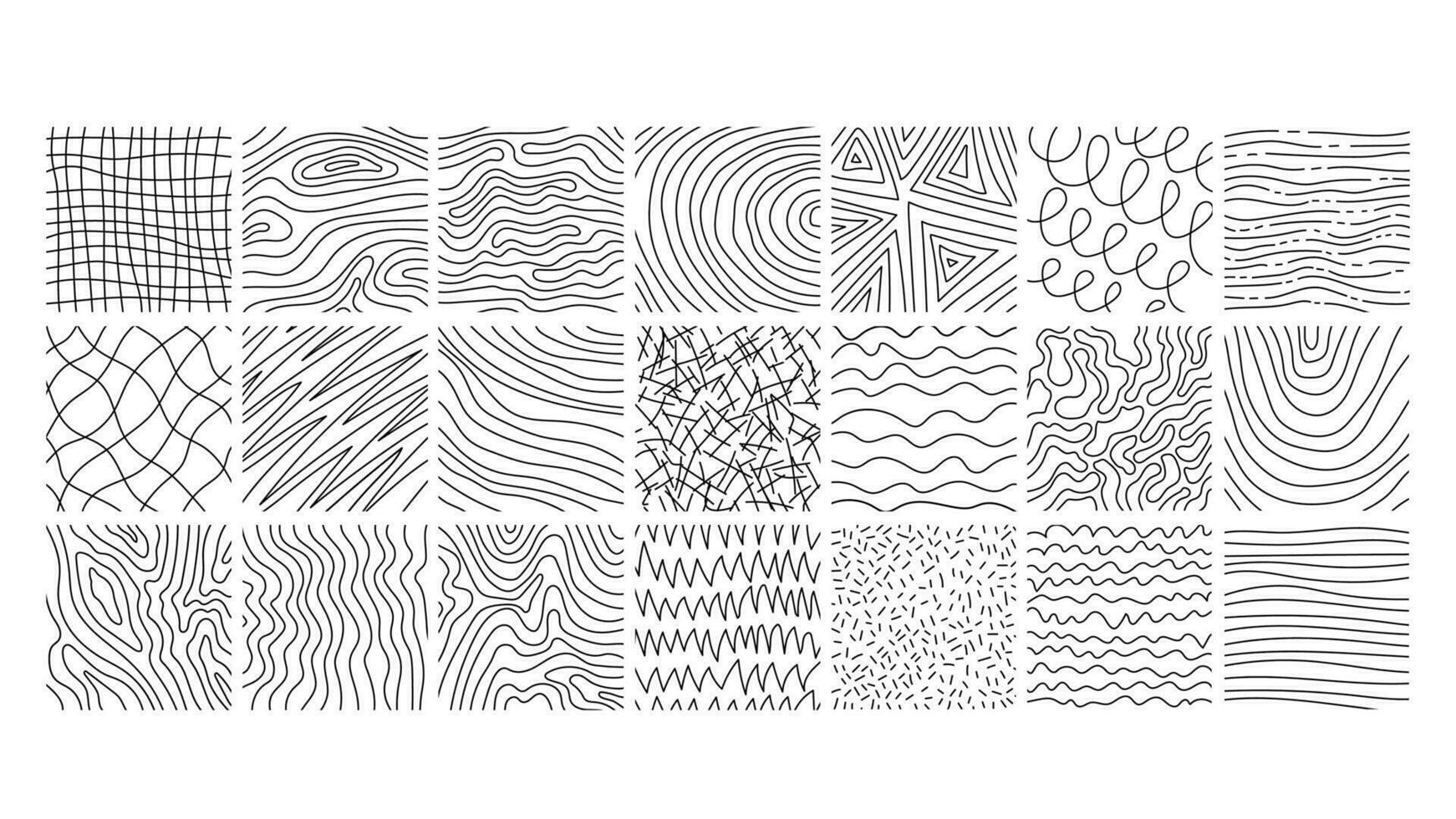 Trendy curve texture big set 23546607 Vector Art at Vecteezy