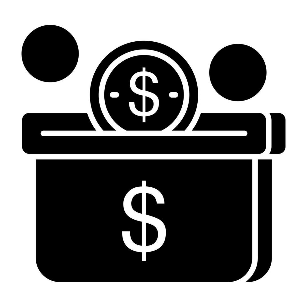 Conceptual solid design icon of donation 23547053 Vector Art at Vecteezy Conceptual solid design icon of donation 23547053 Vector Art at Vecteezy