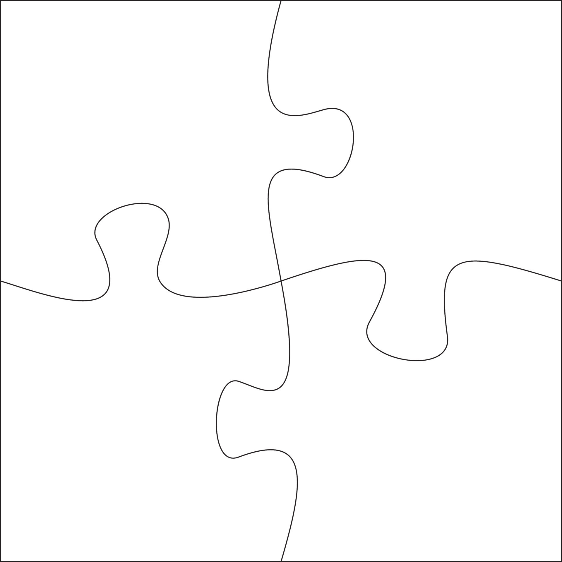 Jigsaw pieces template. Four jigsaw puzzle parts 23547763 Vector Art at ... Jigsaw pieces template. Four jigsaw puzzle parts 23547763 Vector Art at ...