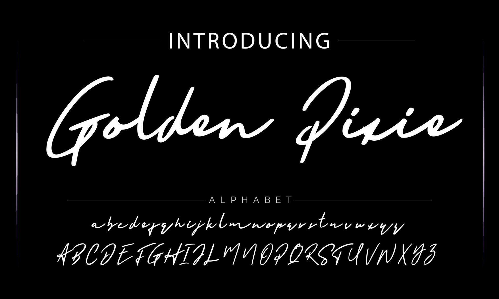 Hand drawn calligraphic vector monoline font. Distress signature letters. Modern script ...