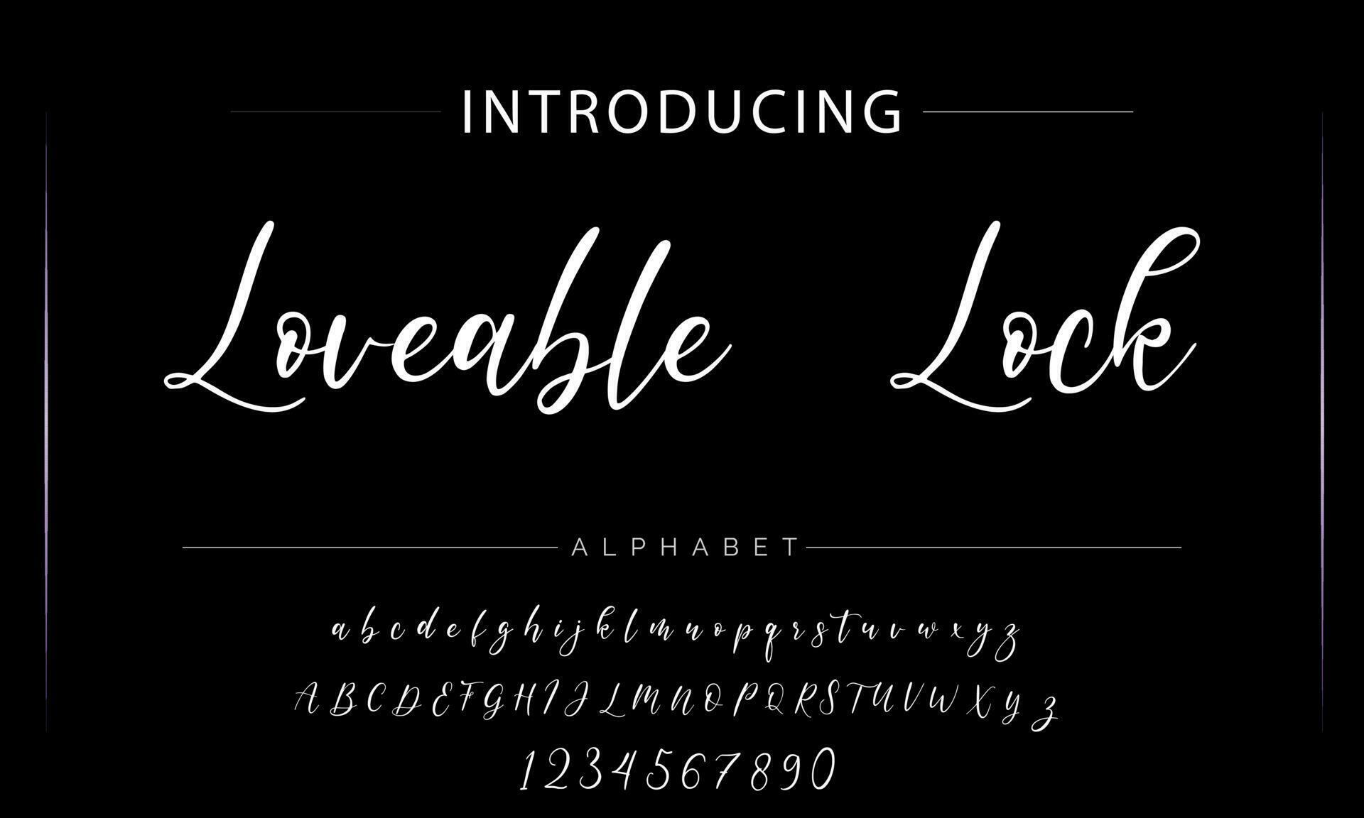 Hand drawn calligraphic vector monoline font. Distress signature letters. Modern script ...