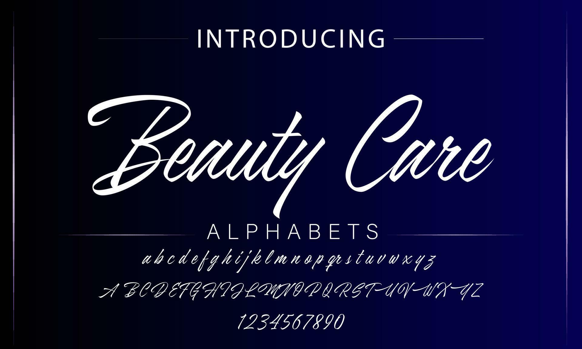 Hand drawn calligraphic vector monoline font. Distress signature letters. Modern script ...