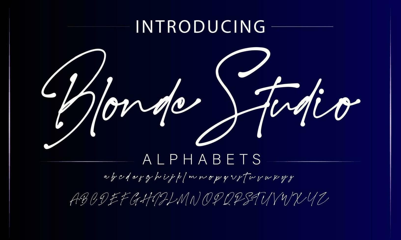 Hand drawn calligraphic vector monoline font. Distress signature letters. Modern script ...