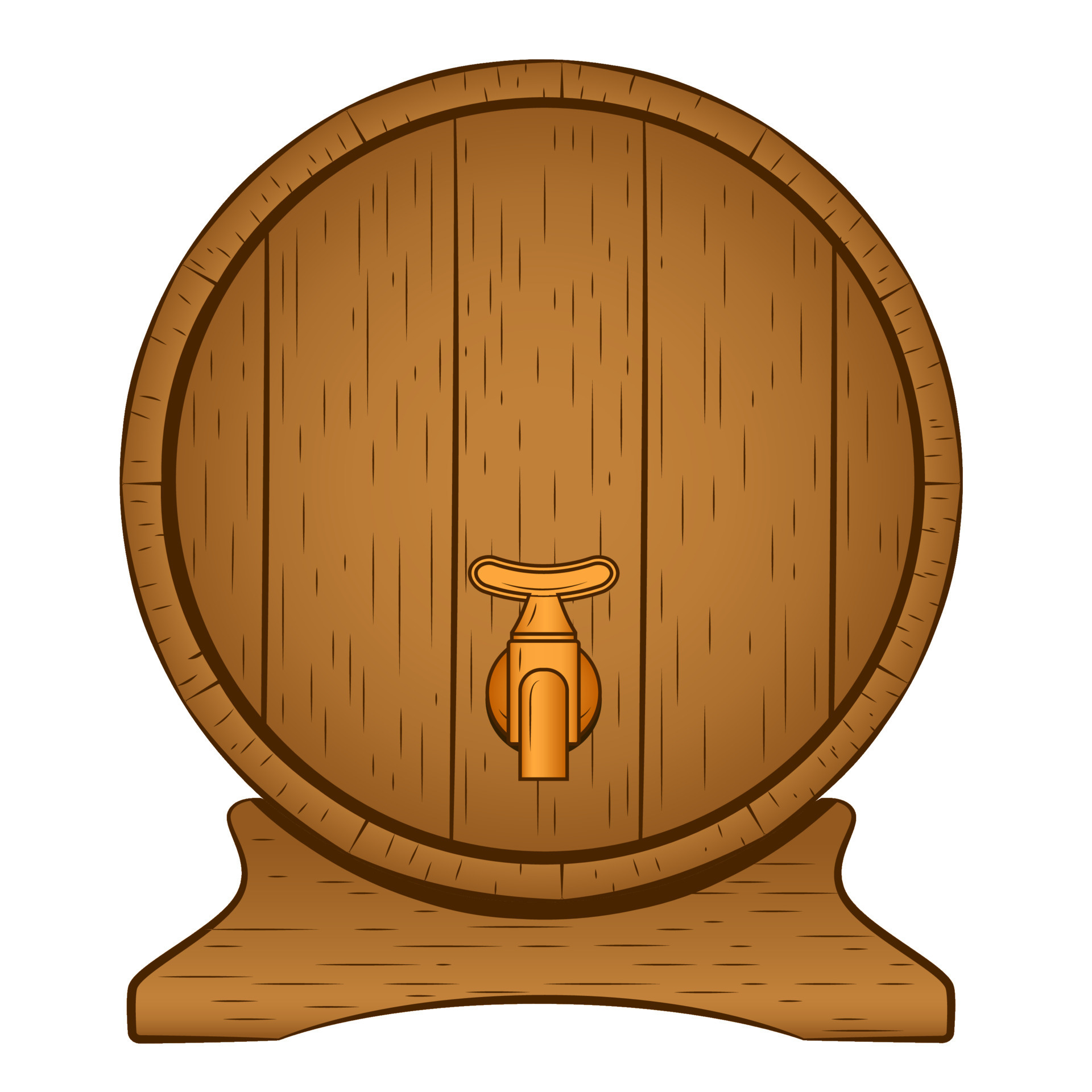 Wooden beer barrel 23548778 Vector Art at Vecteezy Wooden beer barrel 23548778 Vector Art at Vecteezy