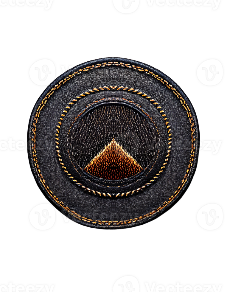 Leather jeans brand patch on transparent background, created with ... Leather jeans brand patch on transparent background, created with ...