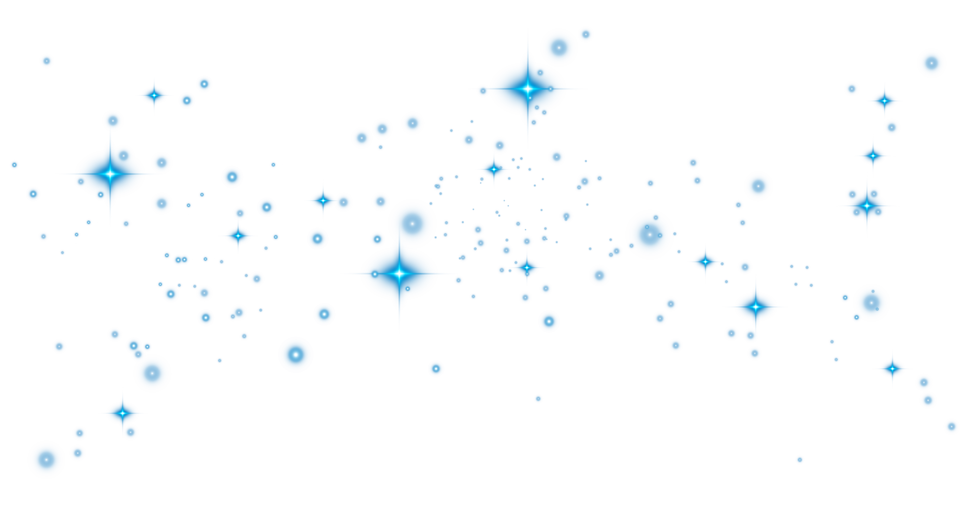 Blue Sparkles Png