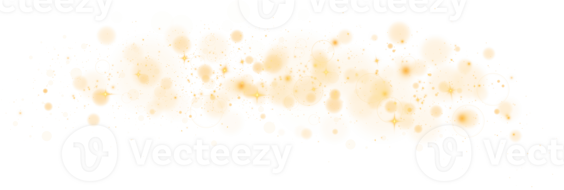 Abstract golden glitter wave illustration. Golden star dust sparkle particles isolated on ...