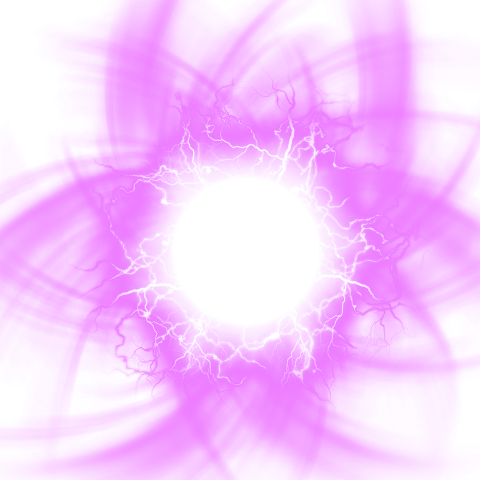 Electric decorative lightning ball isolated on transparent background ... Electric decorative lightning ball isolated on transparent background ...