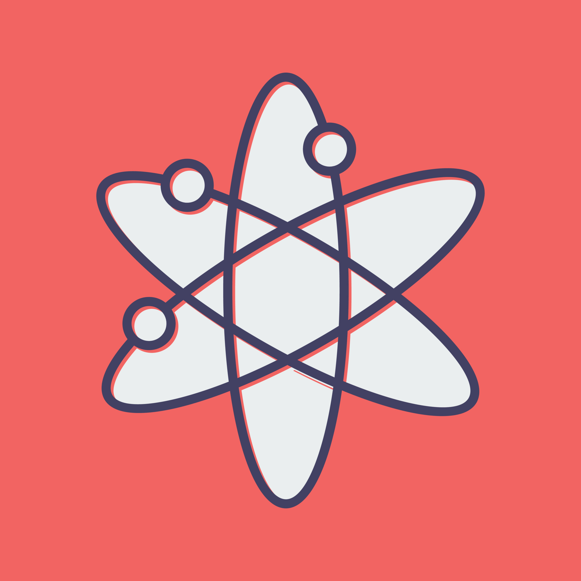Atomic Structure Vector Icon 23559870 Vector Art At Vecteezy
