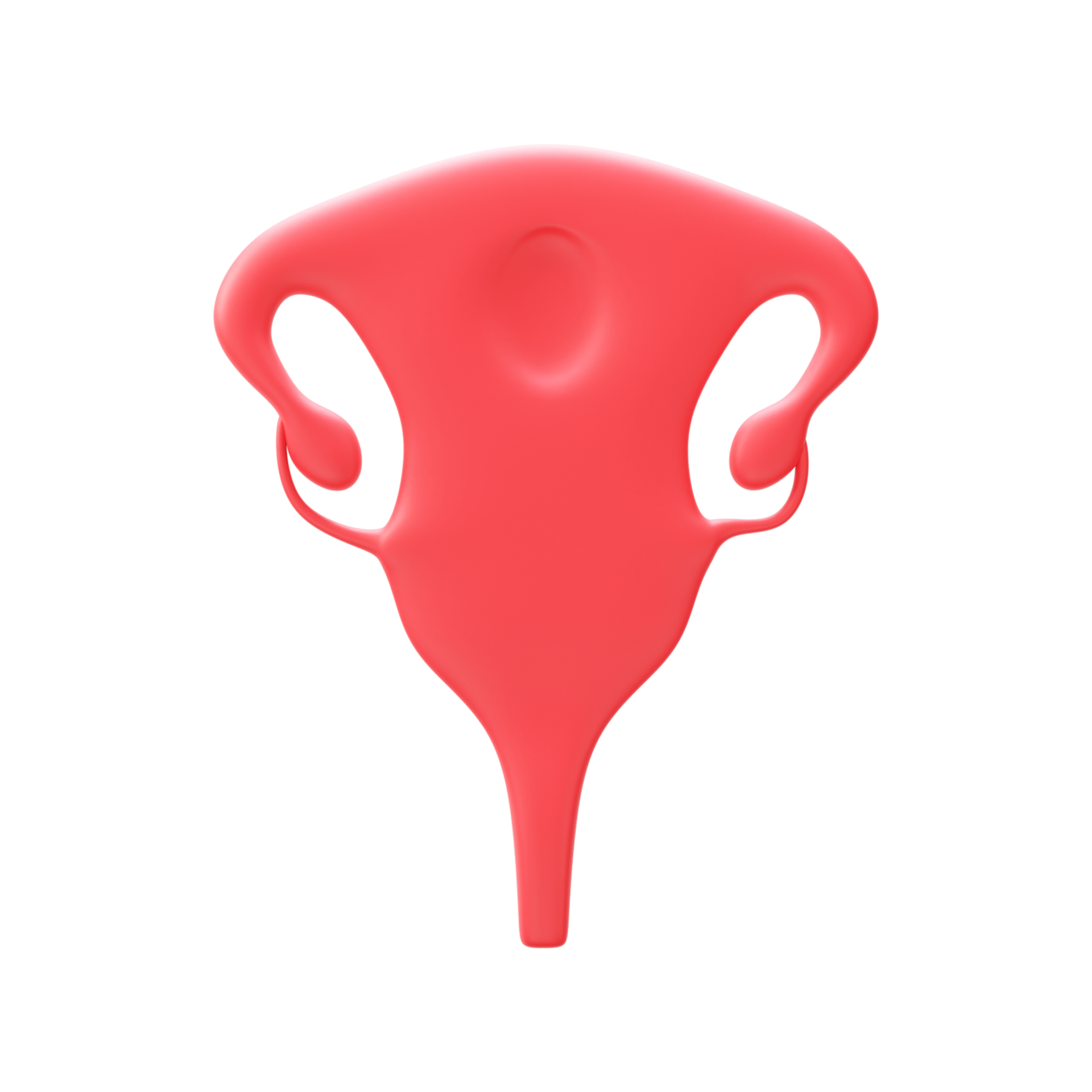 3d Render Of Ovary Element In Red Color 23561275 Png