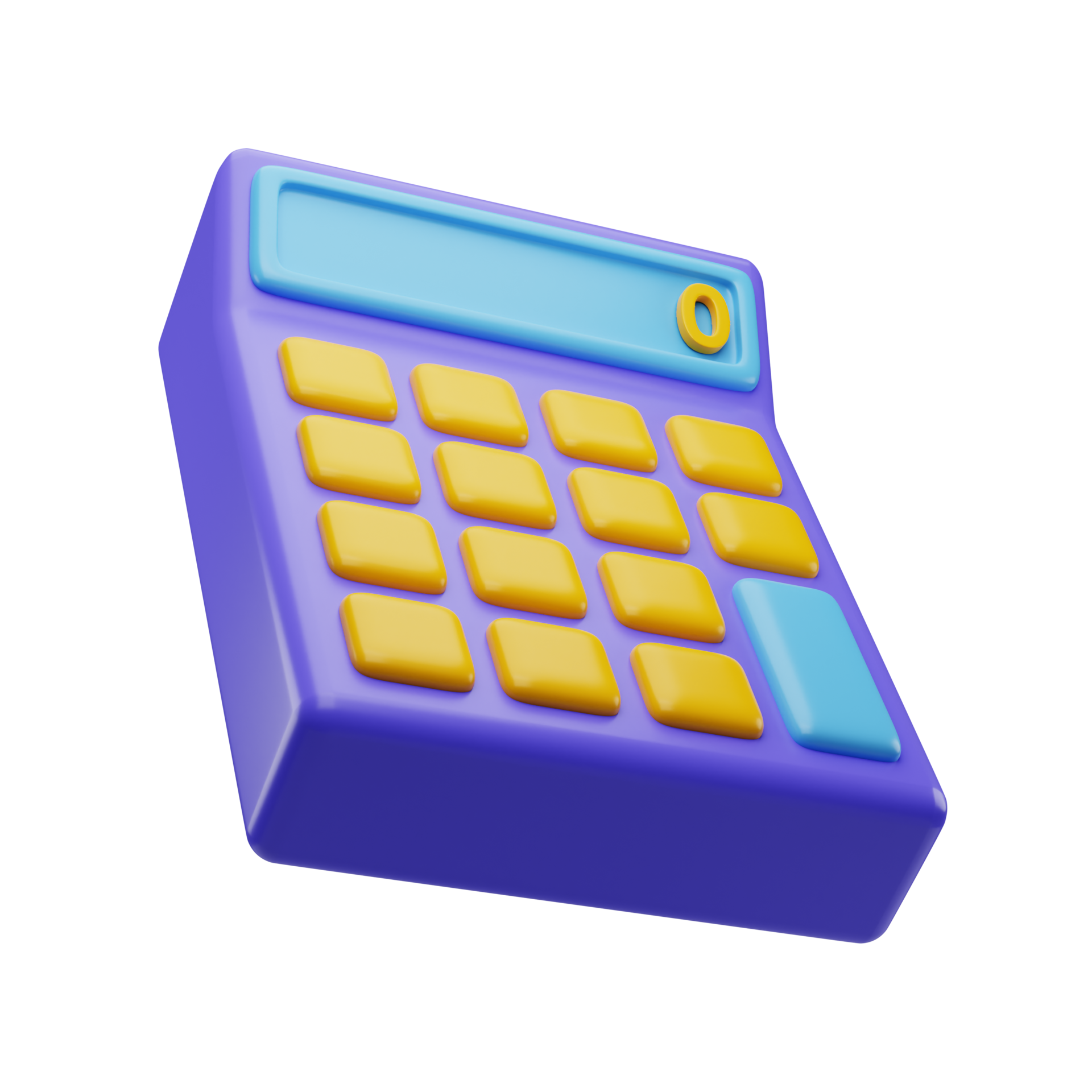 3D Calculator Render Illustration 23564701 PNG