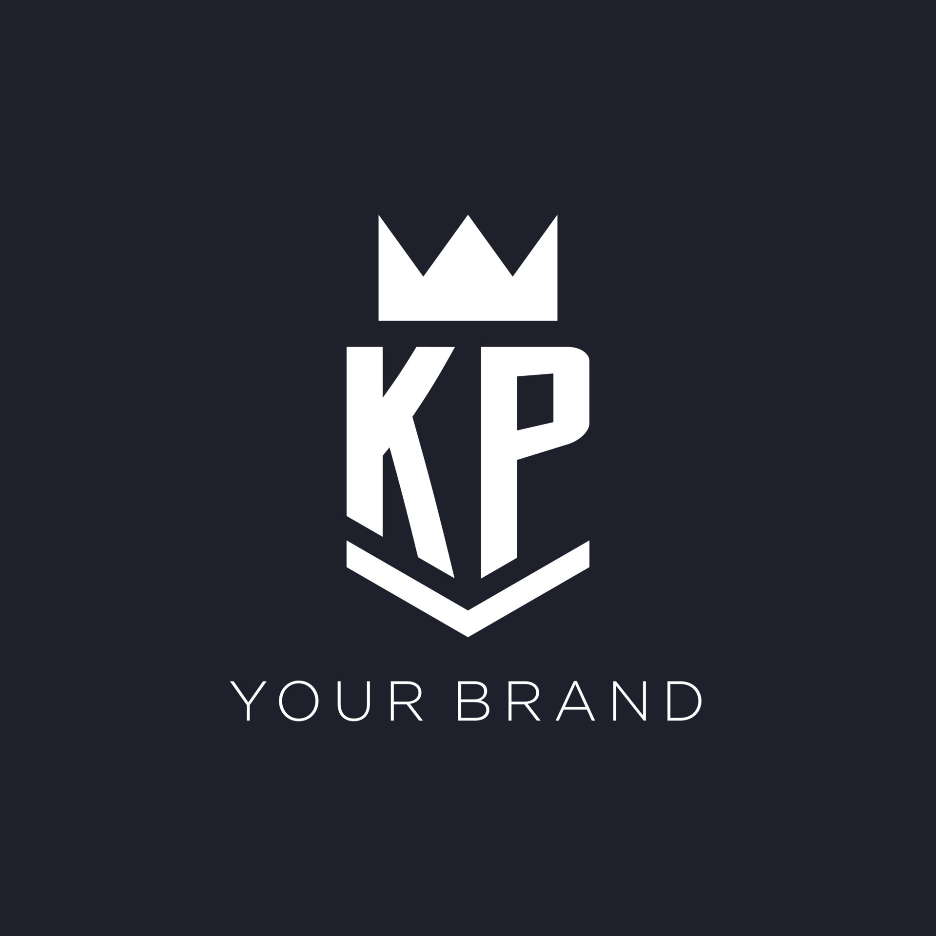 KP logo with shield and crown, initial monogram logo design 23565032 ... KP logo with shield and crown, initial monogram logo design 23565032 ...