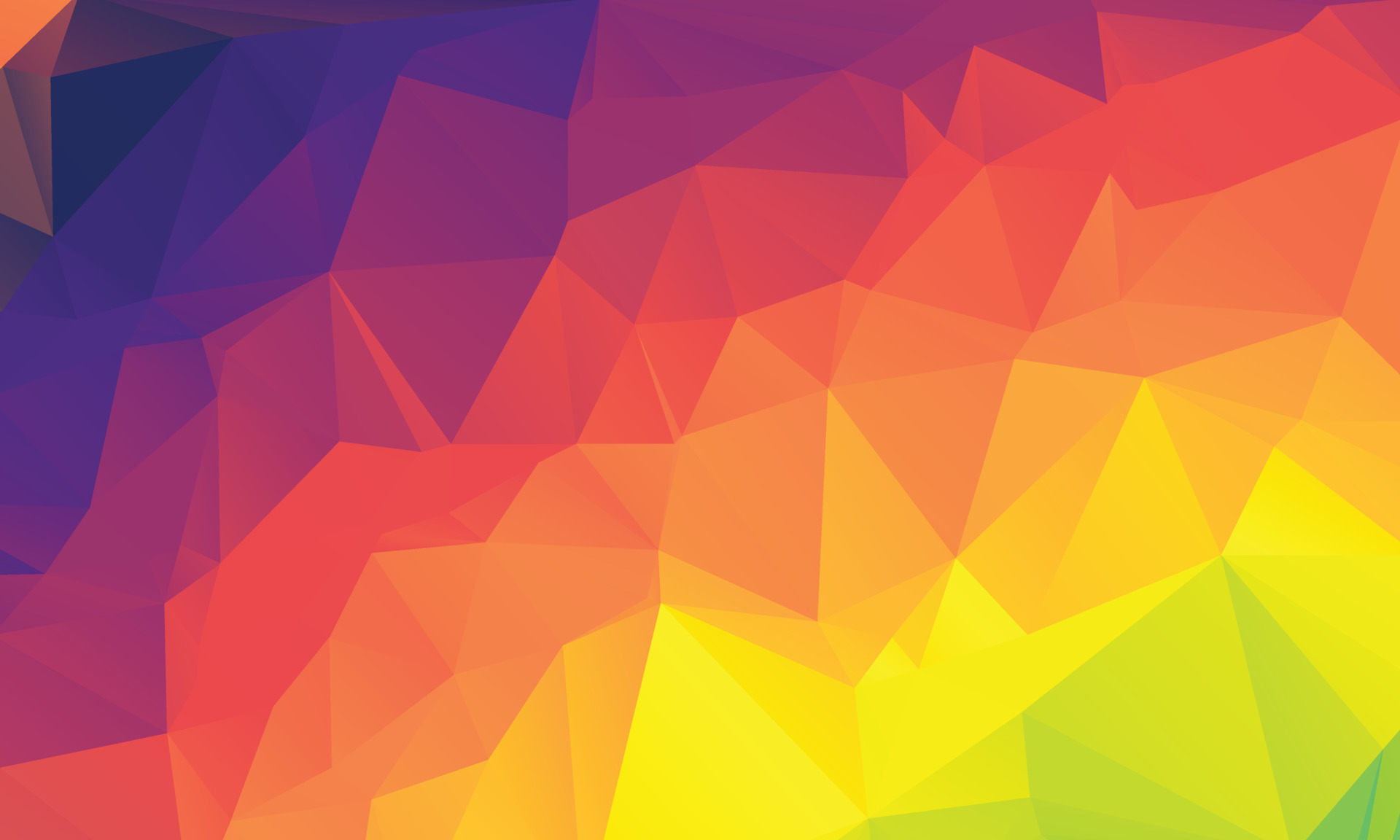 Rainbow Color Polygon Background Design, Abstract Geometric Origami ...