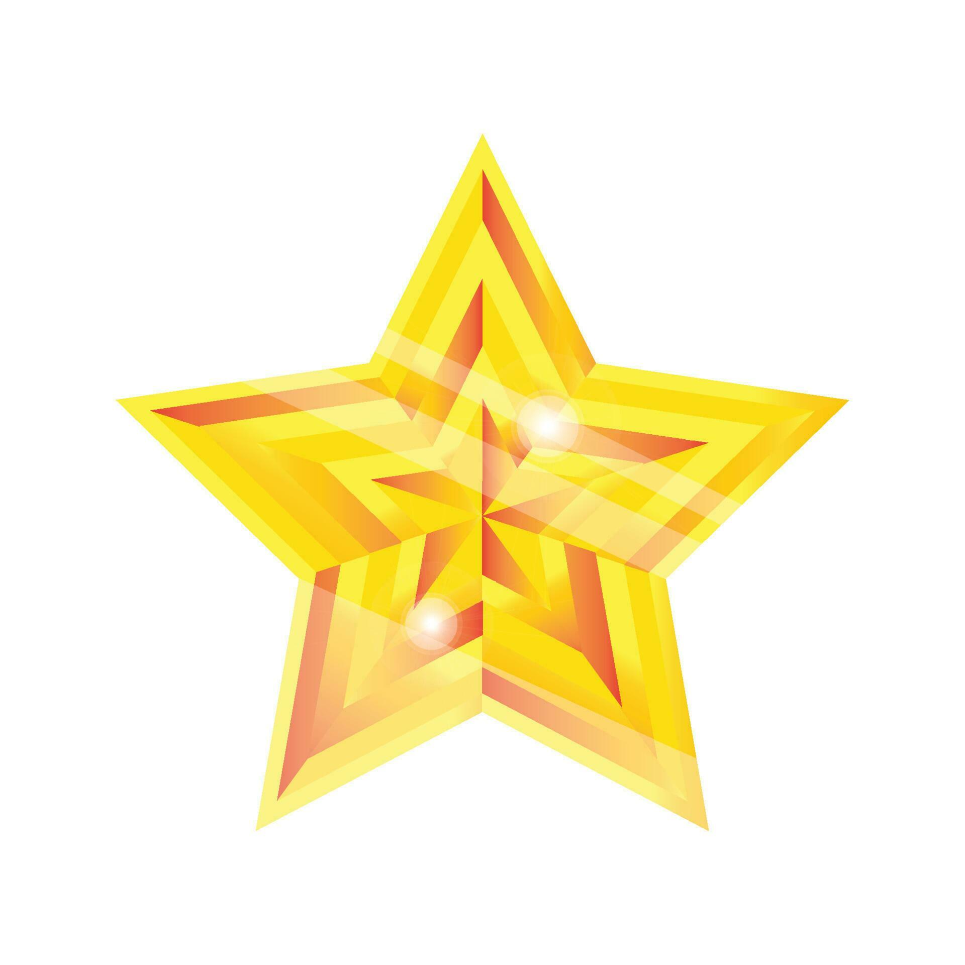 3d golden sparkling star, 3d creative multicolor star, golden gradient star shape 23566411 ...