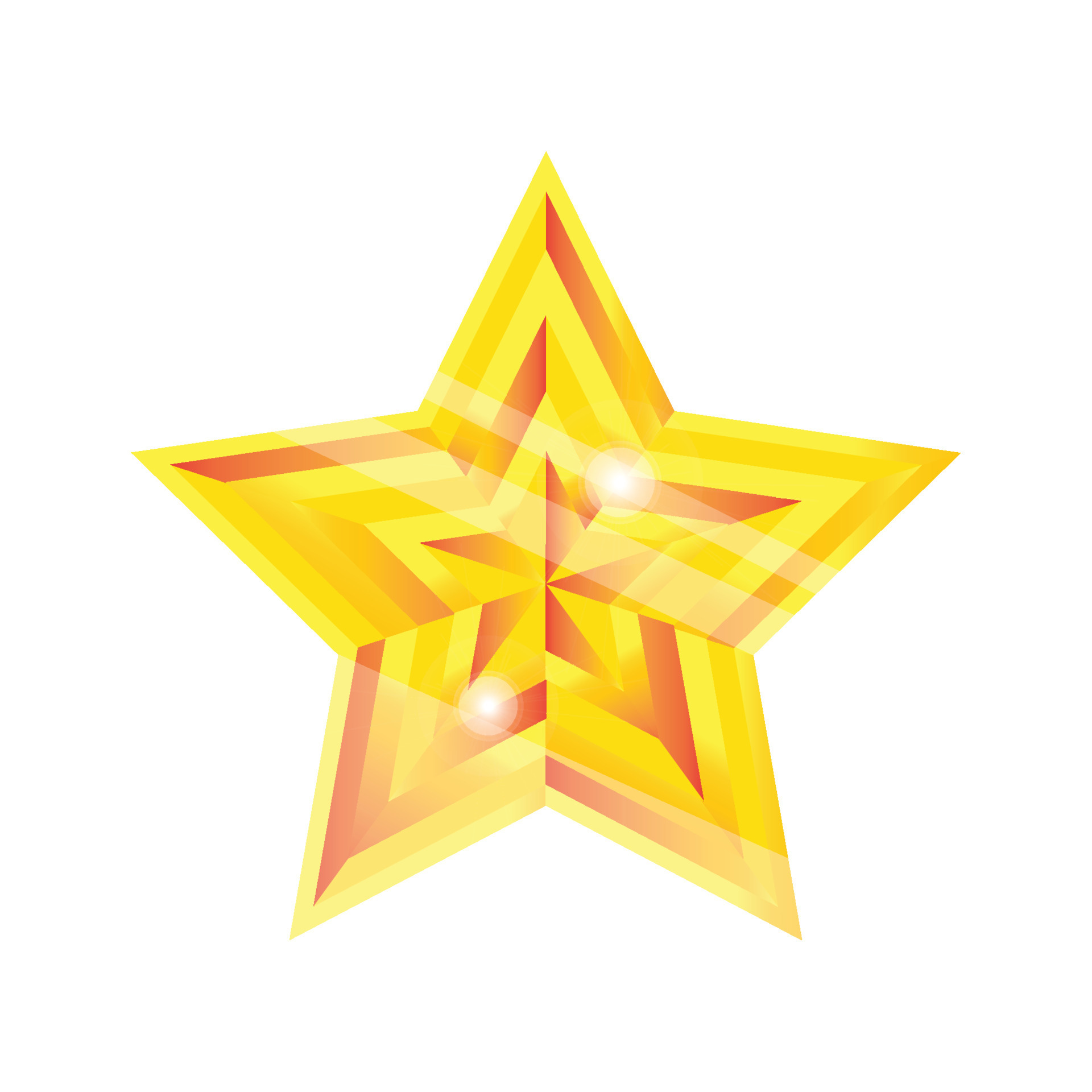 3d golden sparkling star, 3d creative multicolor star, golden gradient star shape 23566411 ...