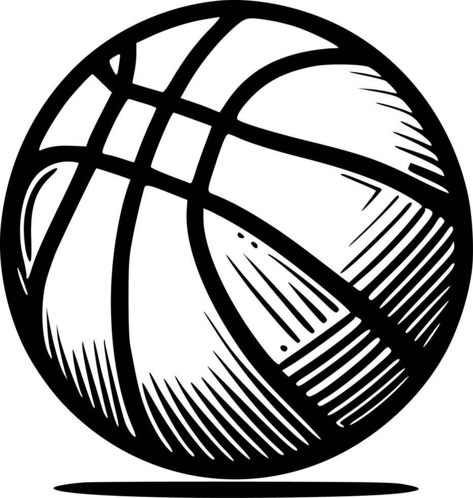 Basketball - Minimalist and Flat Logo - Vector illustration 23568858 ...